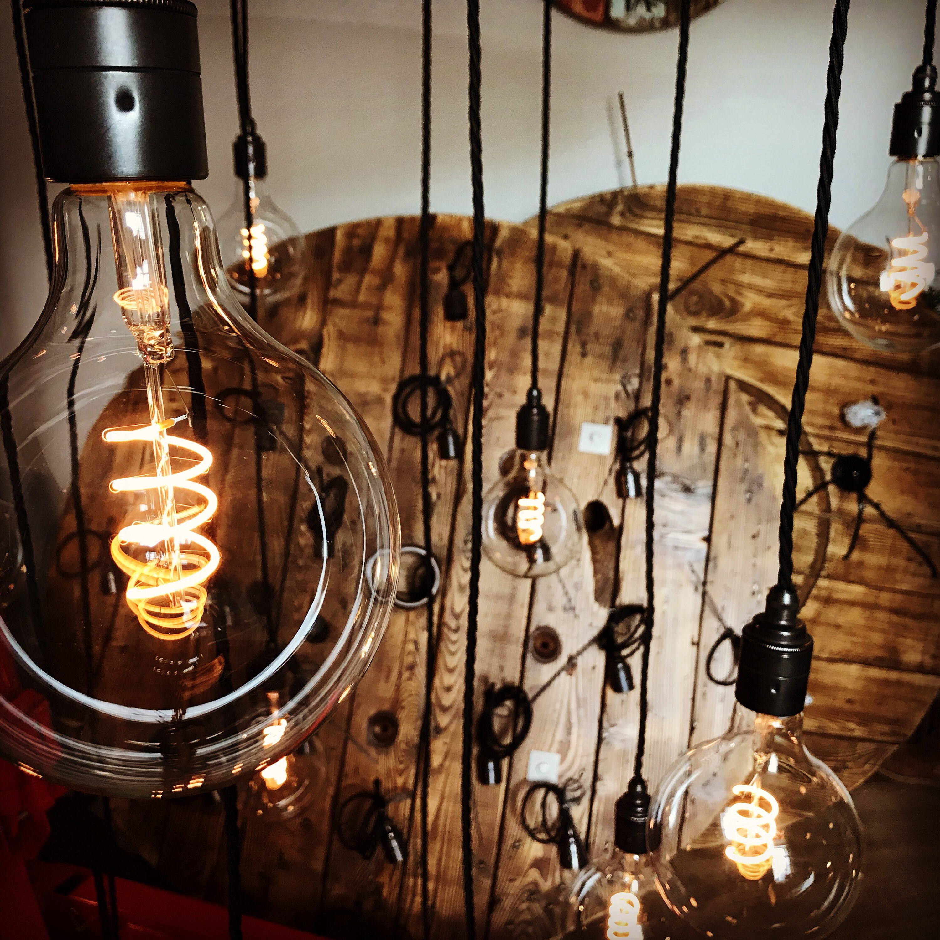 Giant Cable Reel Drum Chandelier Ceiling Cluster Pendant Light - Etsy UK