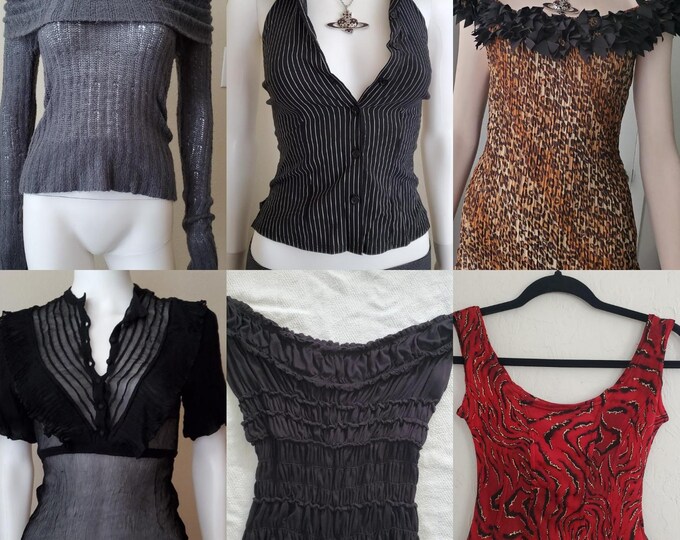 10 Pieces Vintage Goth Clothing Wholesale Dress Lot Reseller Bundle 90 ...
