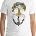 Anchor Oak Tree T-shirt Nautical Tee Unisex Mens Women's MORE COLOURS ...