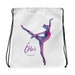 Personalised Dance Bag Ballet Dancer Drawstring Girly Gift Gym - Etsy UK