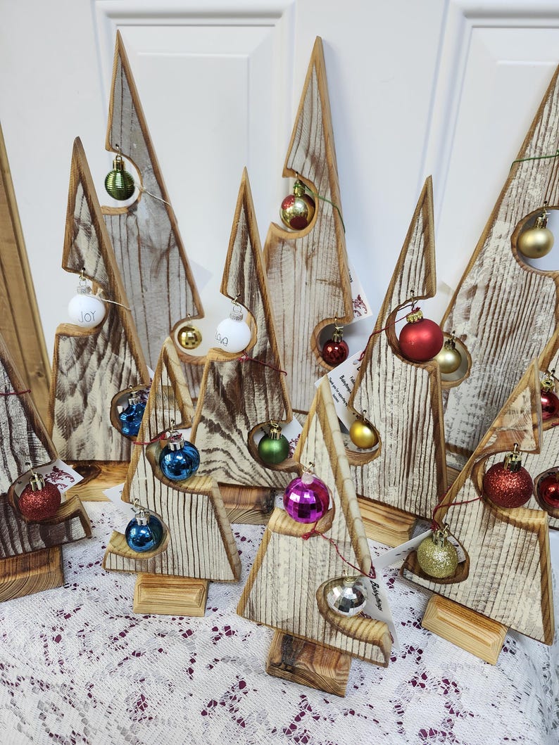 Wooden Christmas Trees - Etsy