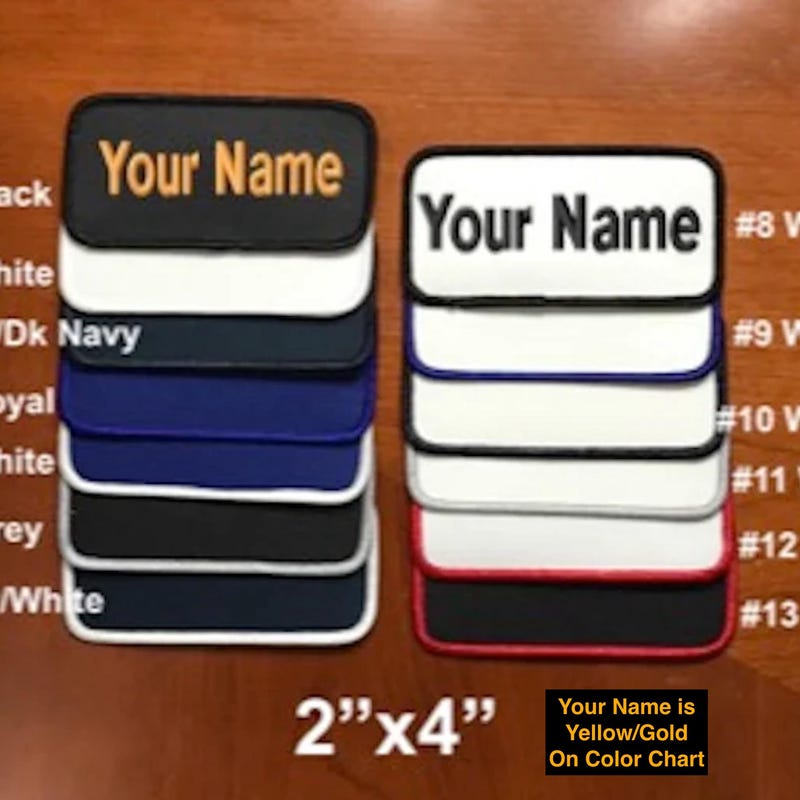 Velcro Name Tag - Etsy