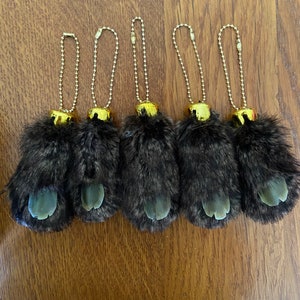 Lucky Bigfoot Toe Bigfoot Key Chain Tag Along Sasquatch Toe Hairy Toe ...