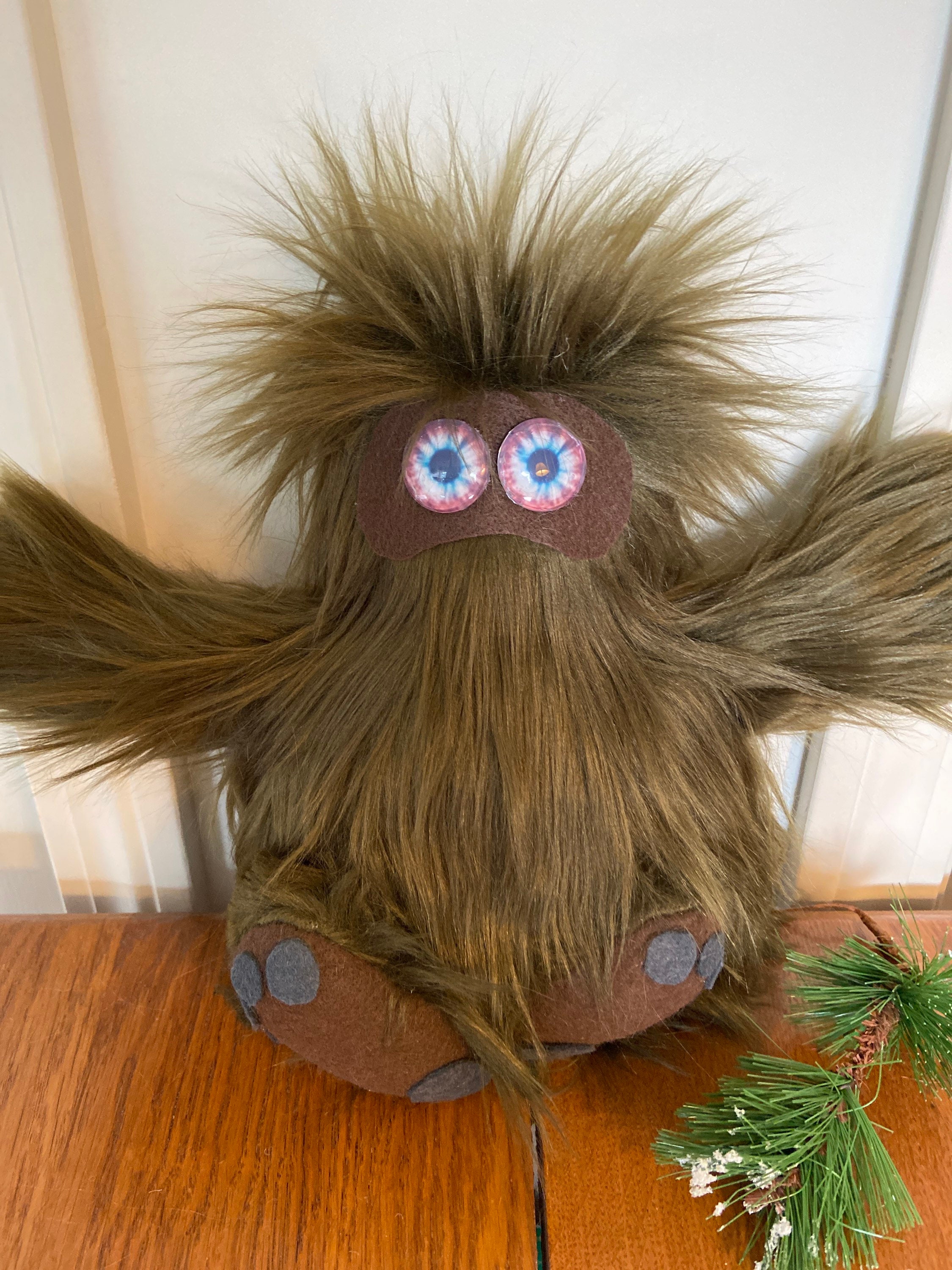Lil Squatchem Swamp Dark Green Sasquatch Bigfoot Stuffed - Etsy