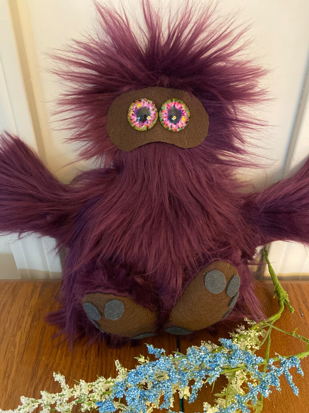 L’il Squatch’em, Plum Purple Sasquatch Bigfoot Stuffed Plushie Toy ...