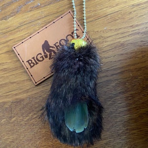 Lucky Bigfoot Toe Bigfoot Key Chain Tag Along Sasquatch Toe Hairy Toe ...