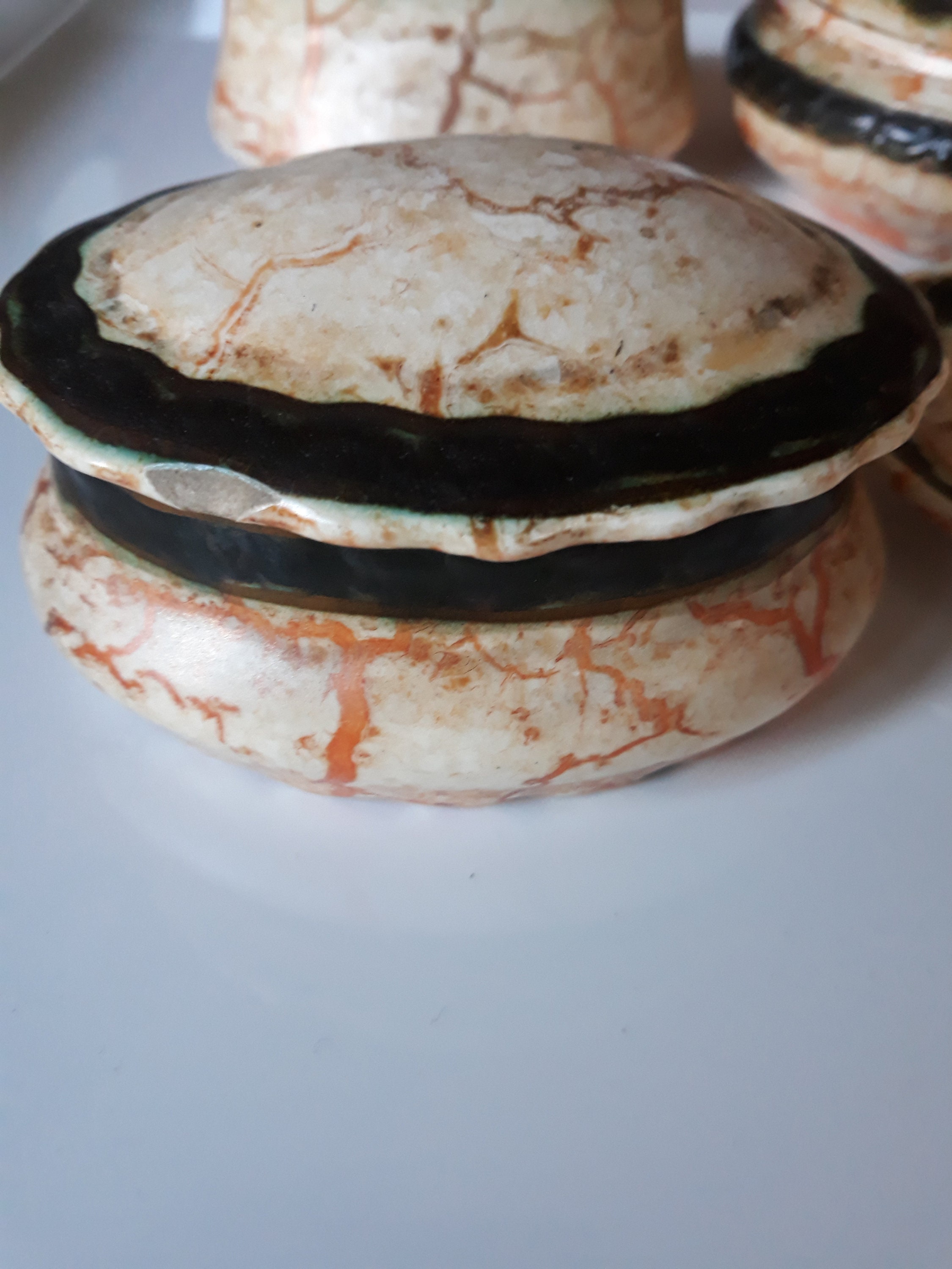 Art Deco Period 1930s Alienware Vanity Part Set by Ditmar Urbach ...