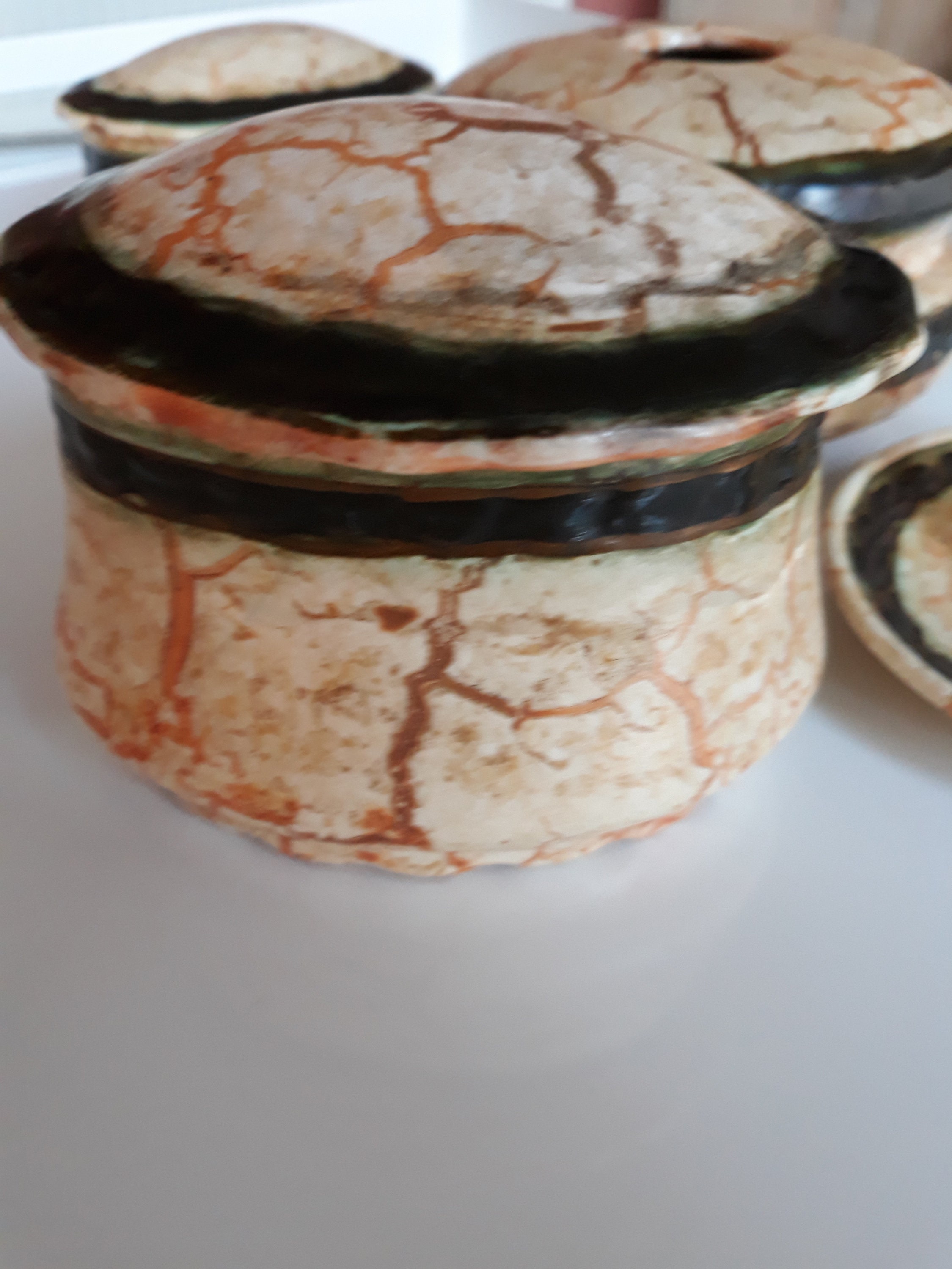 Art Deco Period 1930s Alienware Vanity Part Set by Ditmar Urbach ...