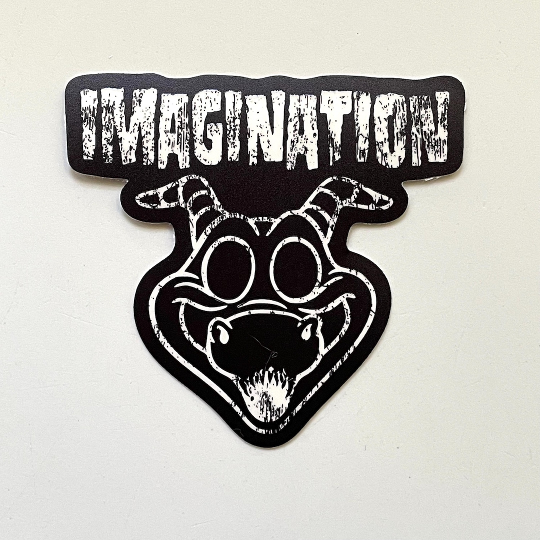Danfig Figment Danzig Walt Disney World EPCOT UV Spot Raised Sticker - Etsy