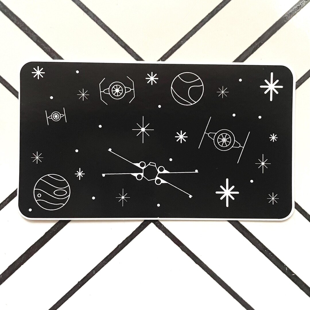 Star Wars Dogfight Vinyl Sticker - Etsy