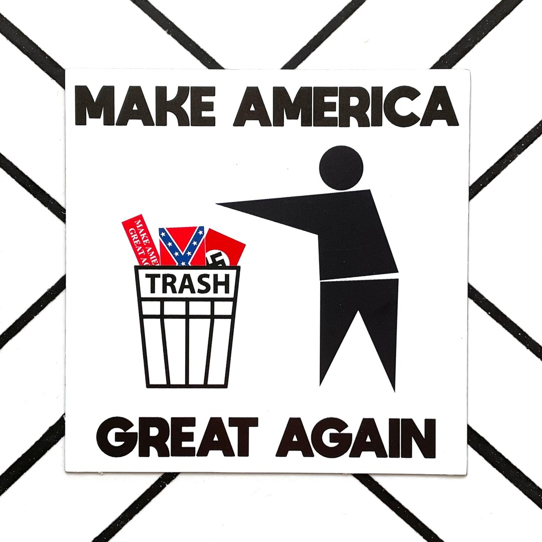 MAGA Trash Make America Great Again Parody Magnet - Etsy
