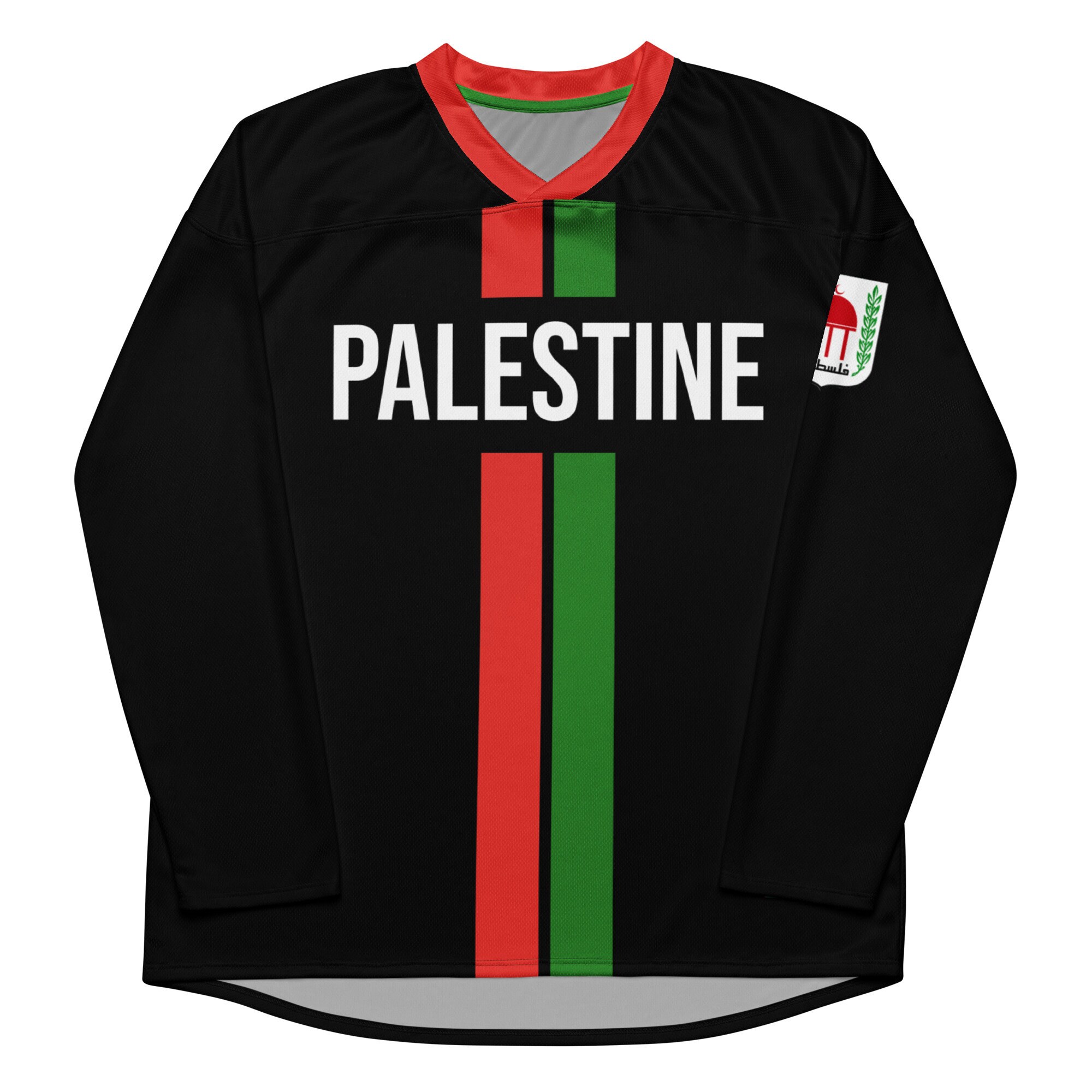 Fifth Degree™ Palestine Soccer Team Jersey Long Sleeve Football Shirt ...