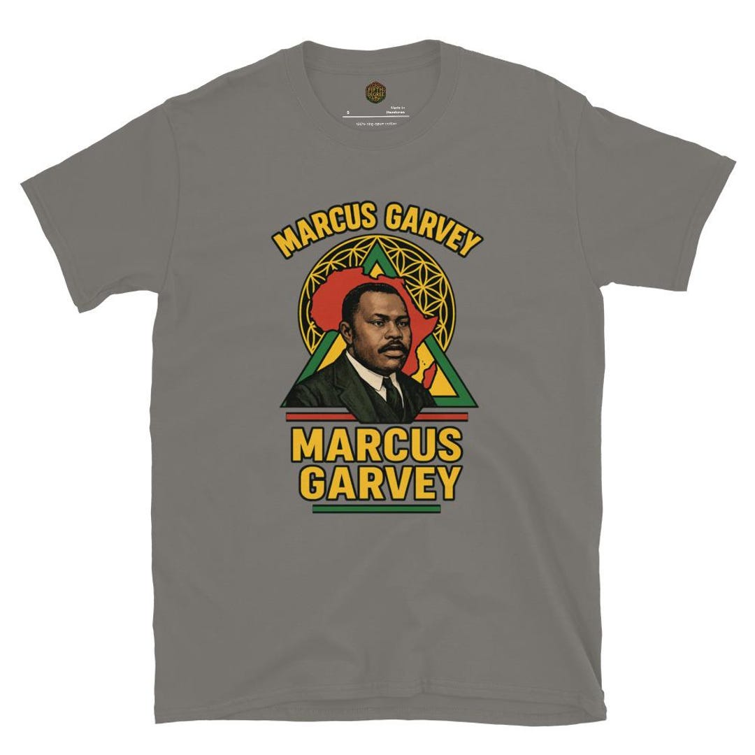 Fifth Degree™ Marcus Garvey Shirt – Pan-african Sacred Geometry Rasta ...