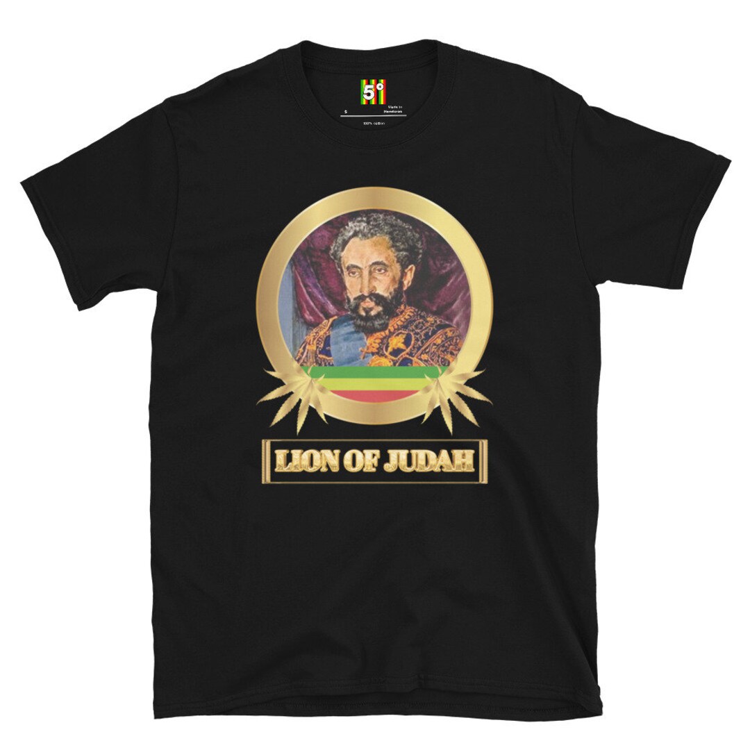 Fifth Degree™ Haile Selassie Shirt Ethiopian Shirt Jah Army Shirt ...