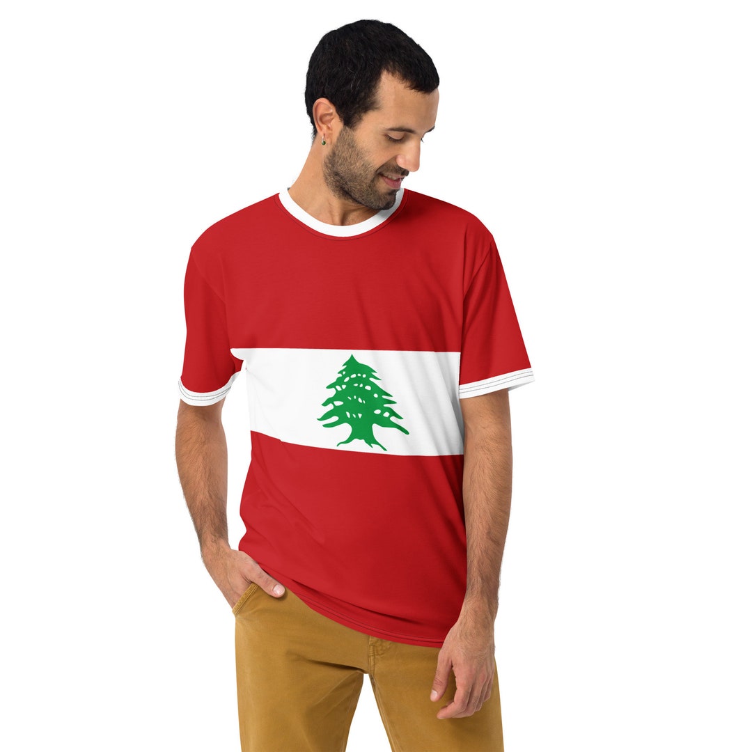 Fifth Degree™ Lebanon Football Shirt Clothing All Over Print Lebanese ...