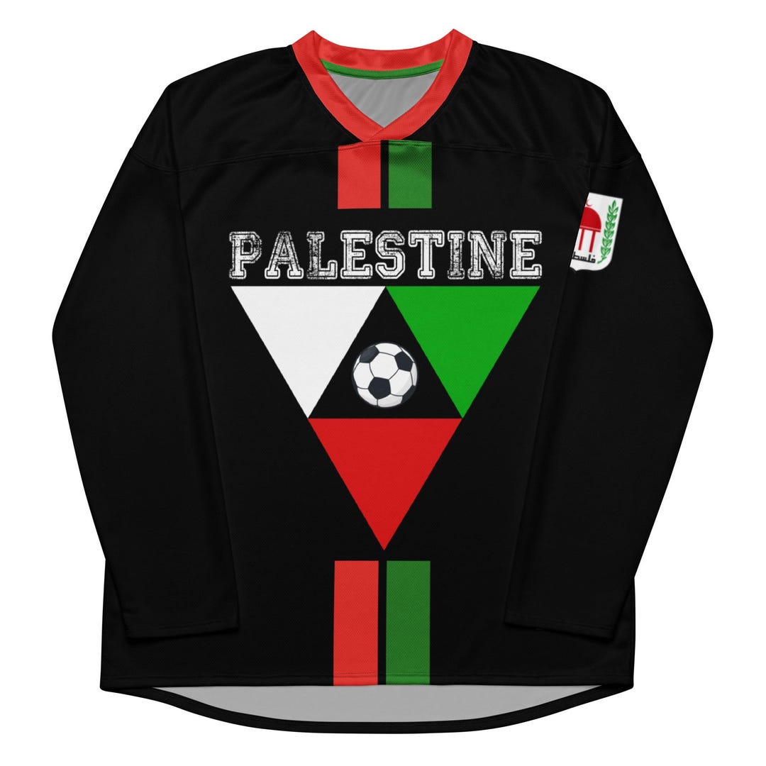 Fifth Degree™ Palestine Soccer Team Jersey Long Sleeve Football Shirt ...
