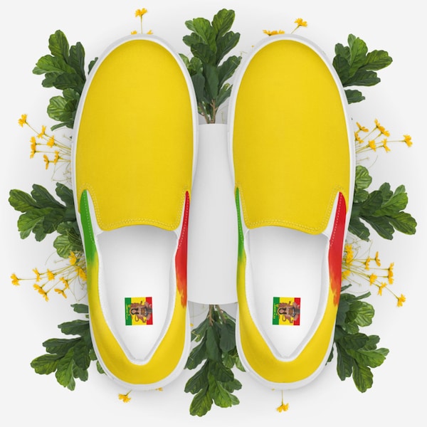Rasta Sneakers - Etsy