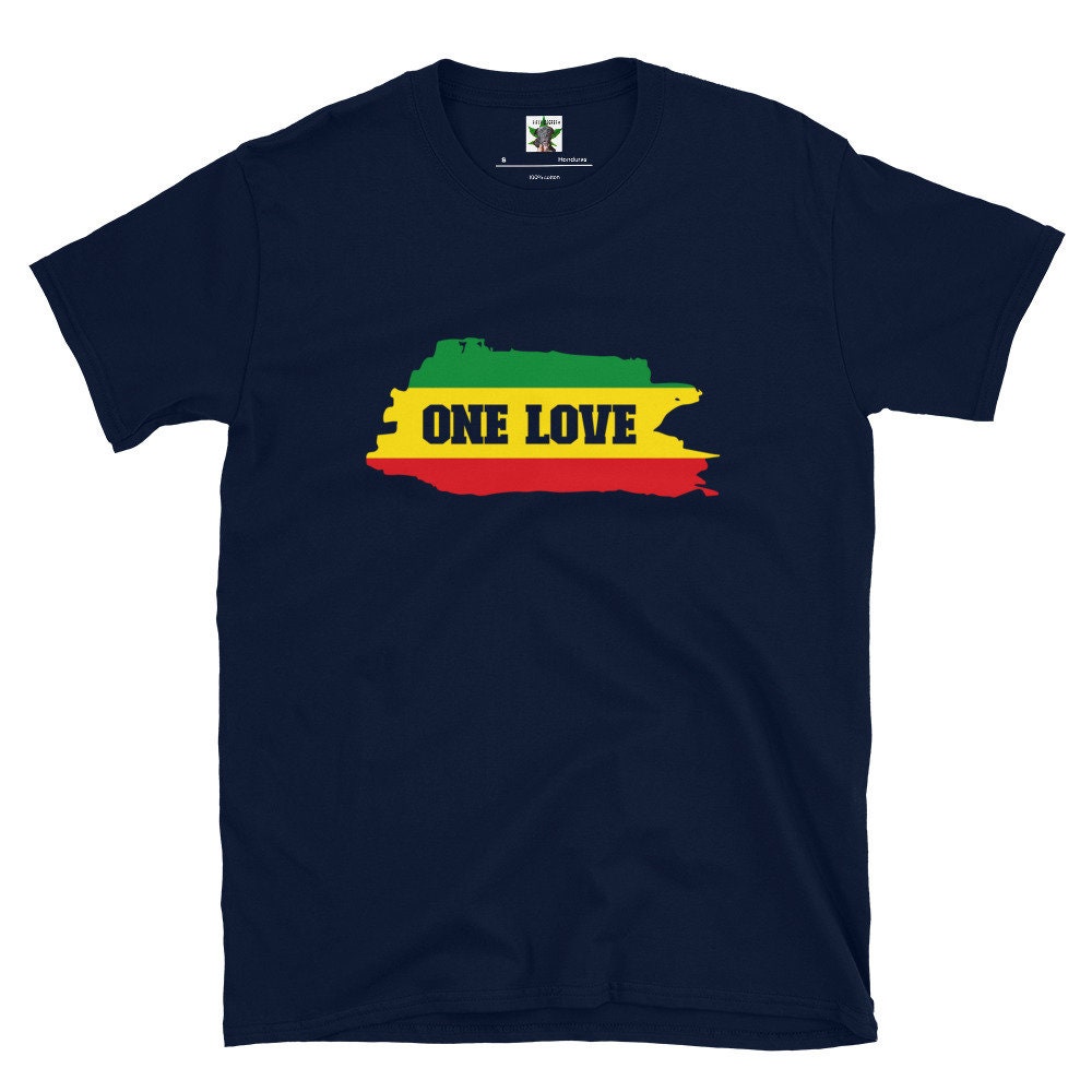 Fifth Degree® One Love Rasta T Shirt Design, Rastafari Rastafarian ...