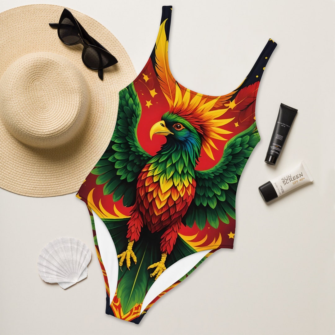 Fifth Degree™ Women's Rasta Love Phoenix Swimsuit Reggae Bathing Suit ...