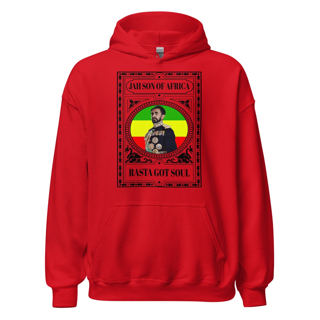 Fifth Degree™ Haile Selassie Hoodie Ethiopian Hoodie Jah Army ...