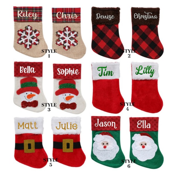 Personalized Christmas Stockings - Etsy