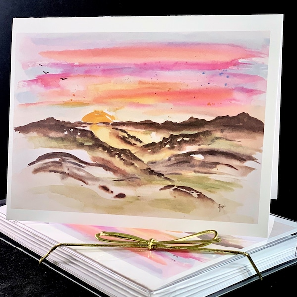 Sunrise Greeting Card - Etsy