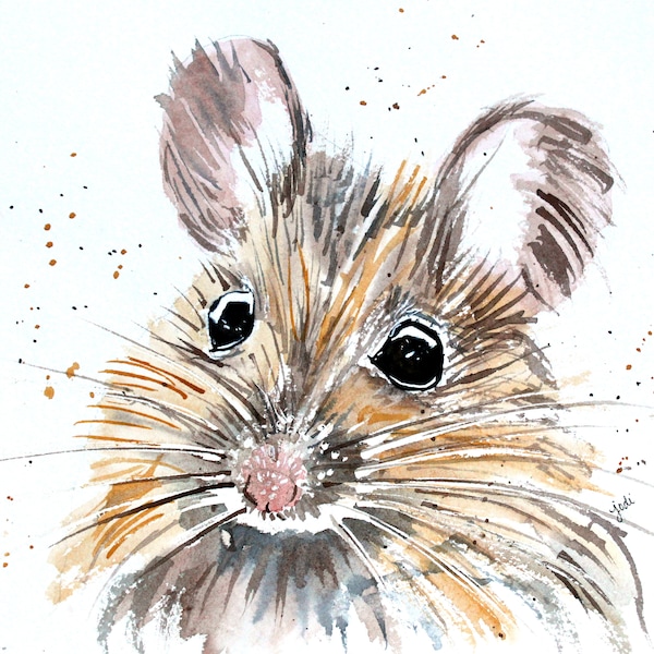 Mouse Painting - Etsy