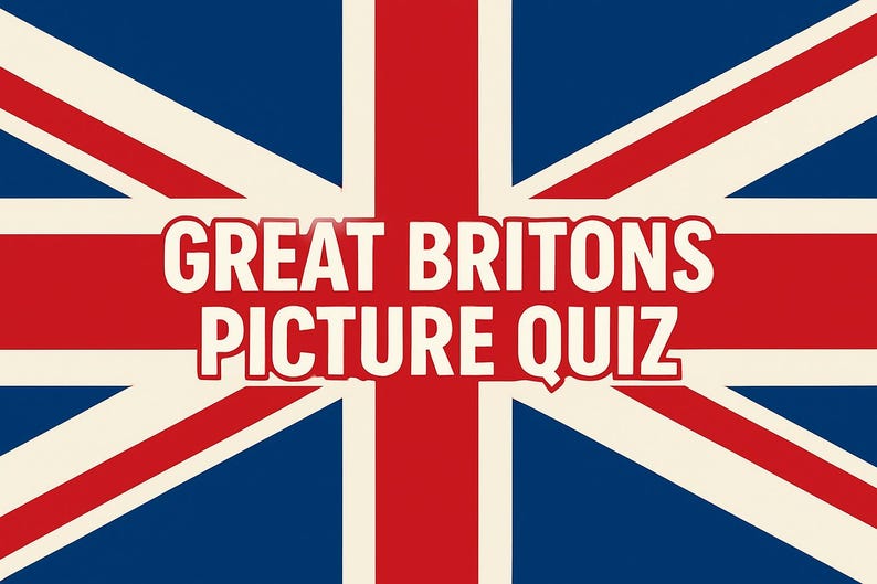 048 the Great British Picture Quiz With Answers. 25 Famous Faces From ...
