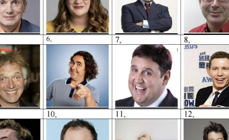 Comedians Picture Quiz With Answer Sheet (digital Download) - Etsy