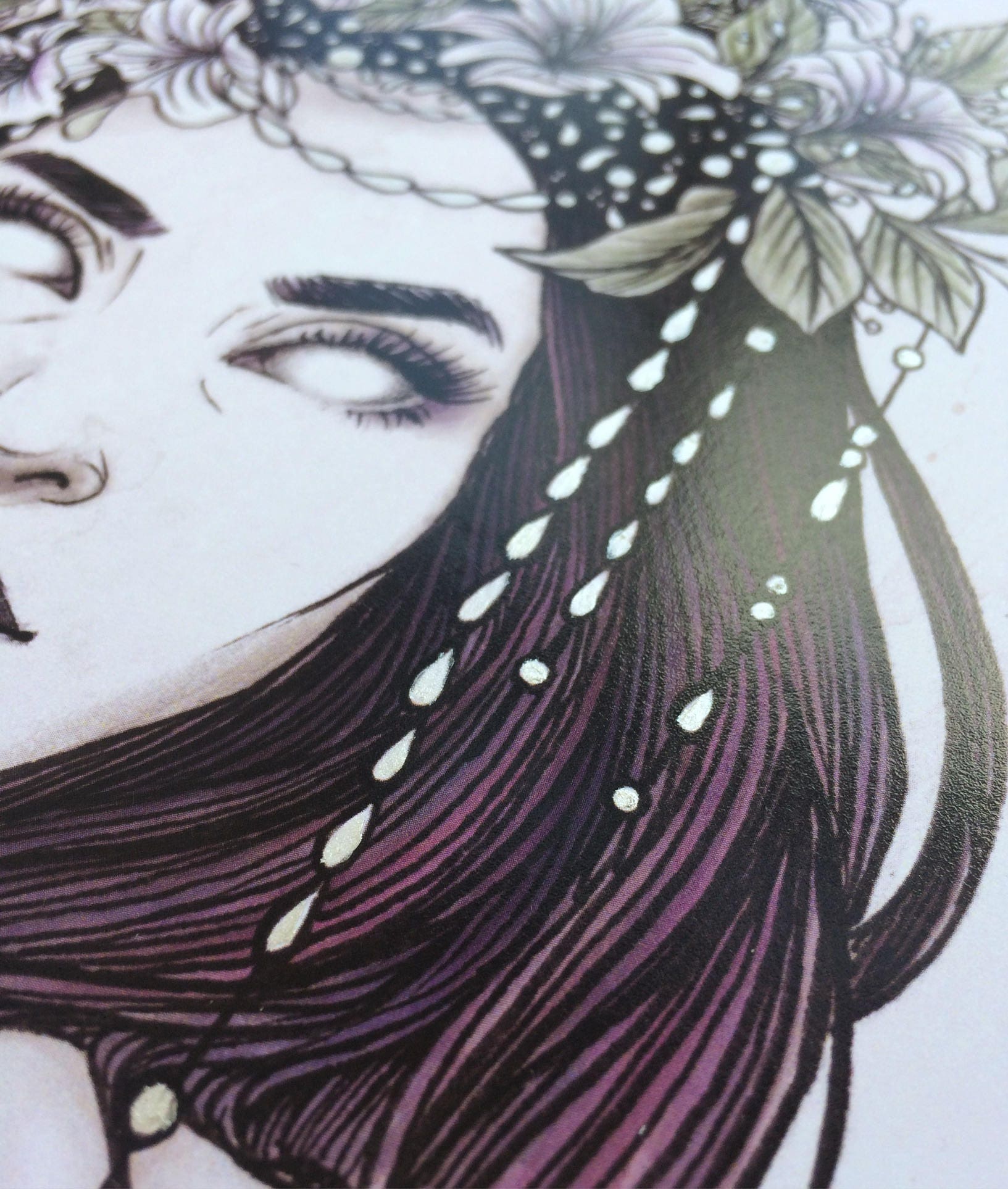 Crown for the Wicked Hand Embellished A4 Print Original | Etsy