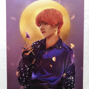 Taehyung - V - Singularity - A5/A4 Print - BTS Fan Art - Digital Art ...