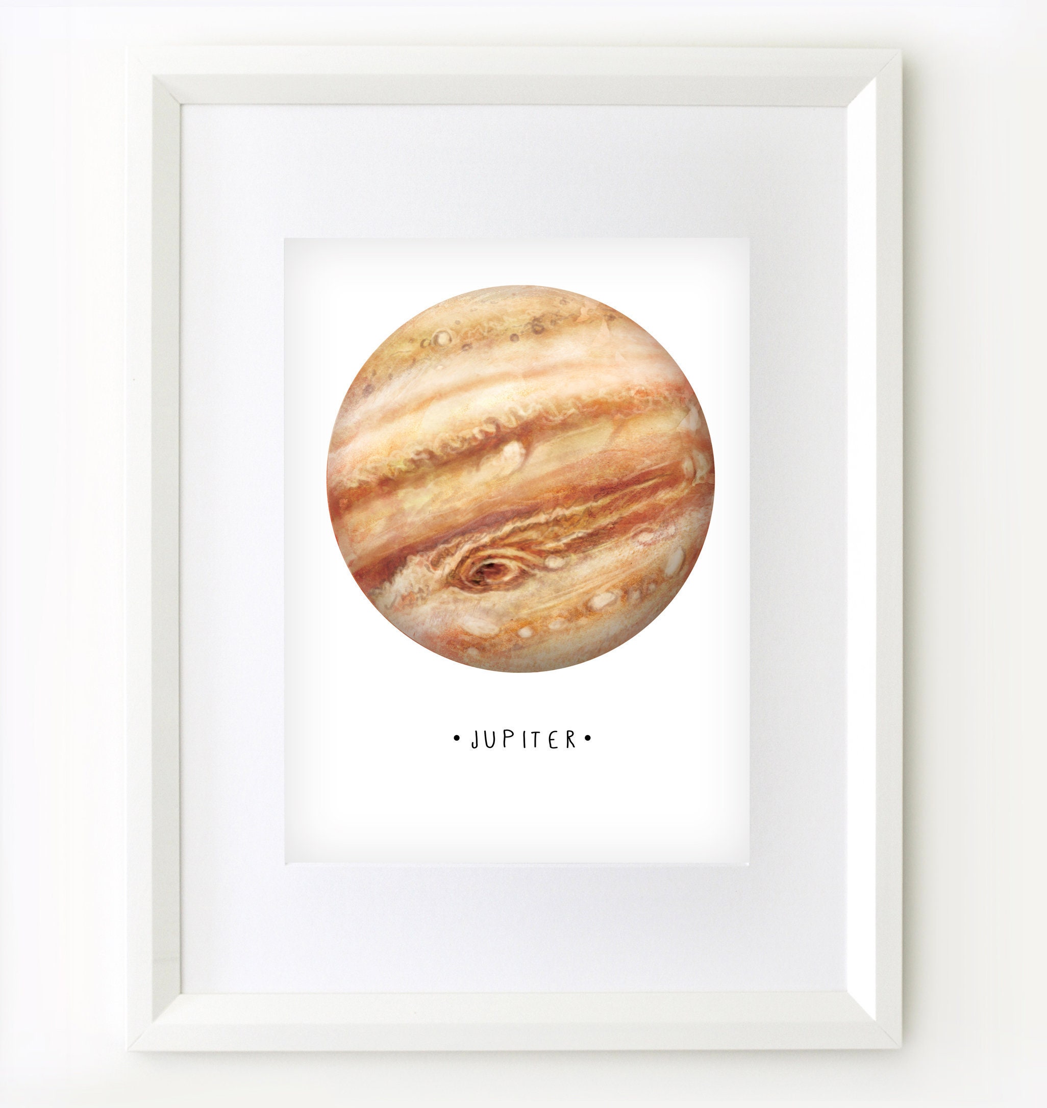 Solar System Planet A4 Art Prints Space Educational | Etsy UK