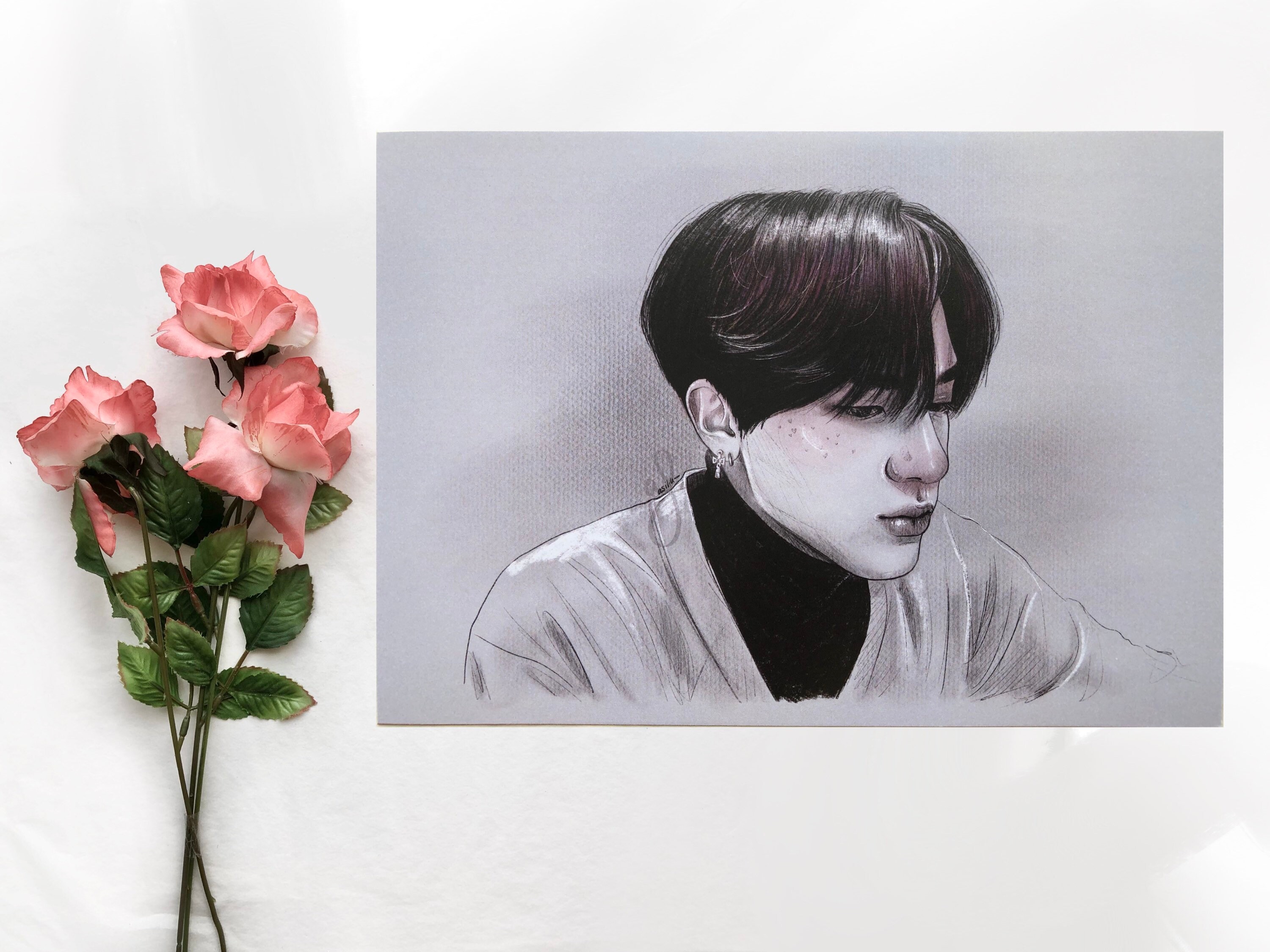 Eric - the Boyz - A5/A4 Print - Drawing - Fanart - Kpop - 더보이즈 - Etsy UK