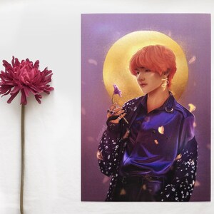 Taehyung - V - Singularity - A5/A4 Print - BTS Fan Art - Digital Art ...