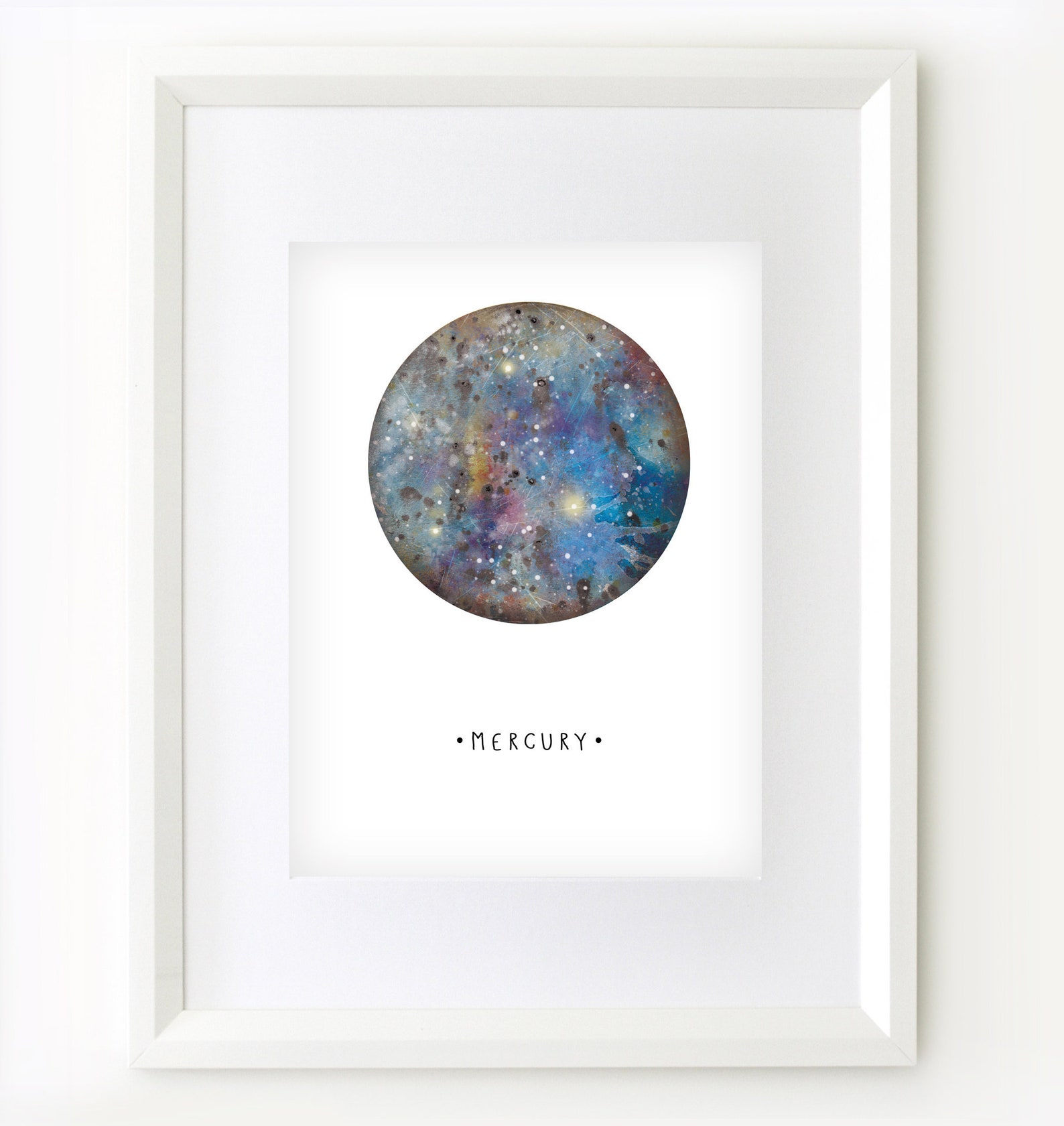Solar System Planet A4 Art Prints Space Educational | Etsy