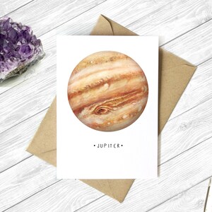Solar System - Planet - A6 Card - Birthday - Greeting - Gift - Cards ...