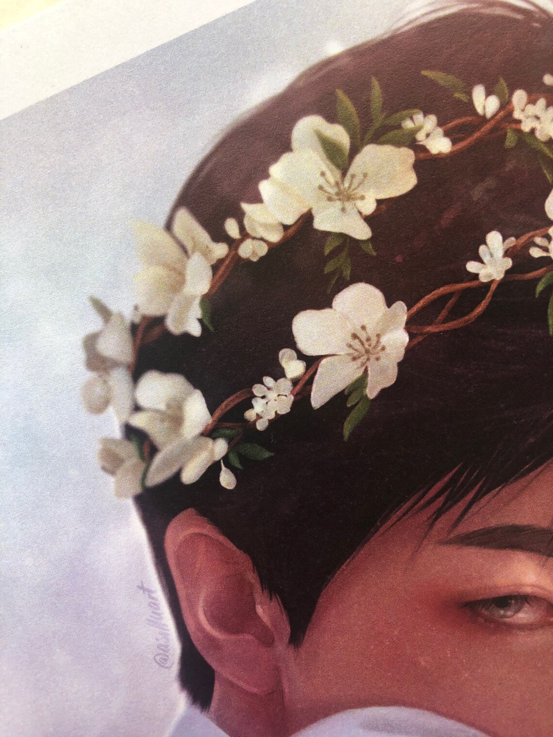 Namjoon RM Flower Crown A5/A4 Print BTS Fanart 방탄소년단 - Etsy