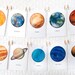 Solar System Planet A4 Art Prints Space Educational - Etsy UK