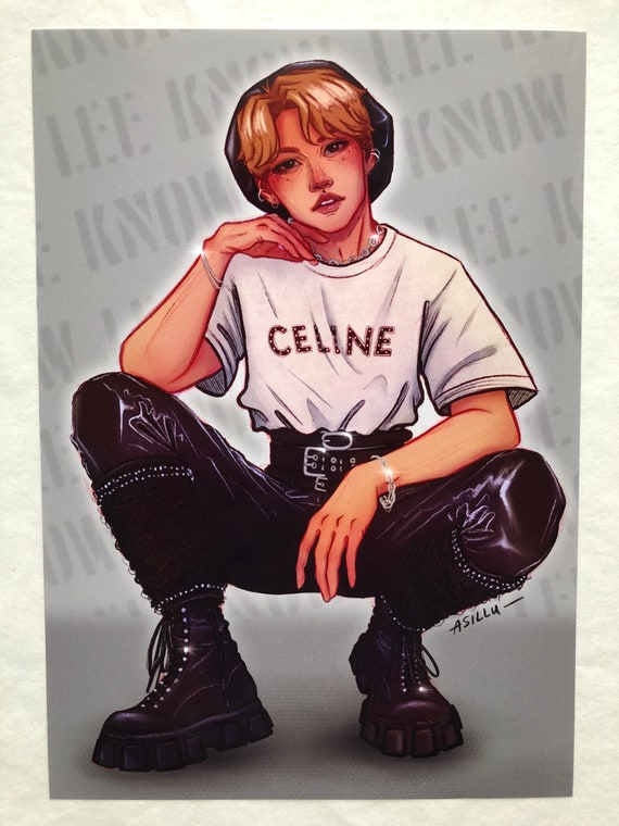 Lee Know Stray Kids A5/A4 Print 스트레이 키즈 | Etsy