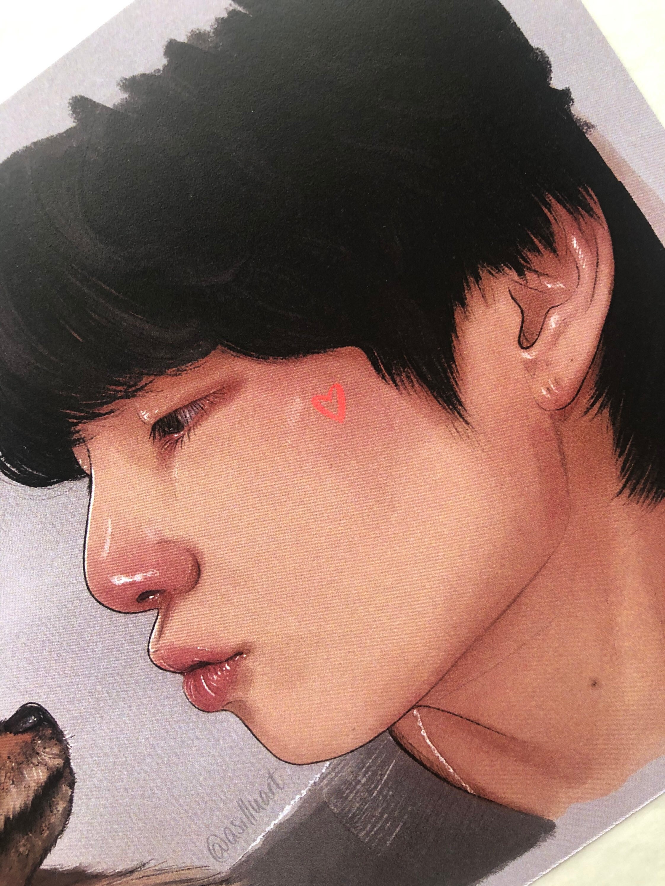 Taehyung V Yeontan A5/A4 Print BTS Fan Art Digital - Etsy