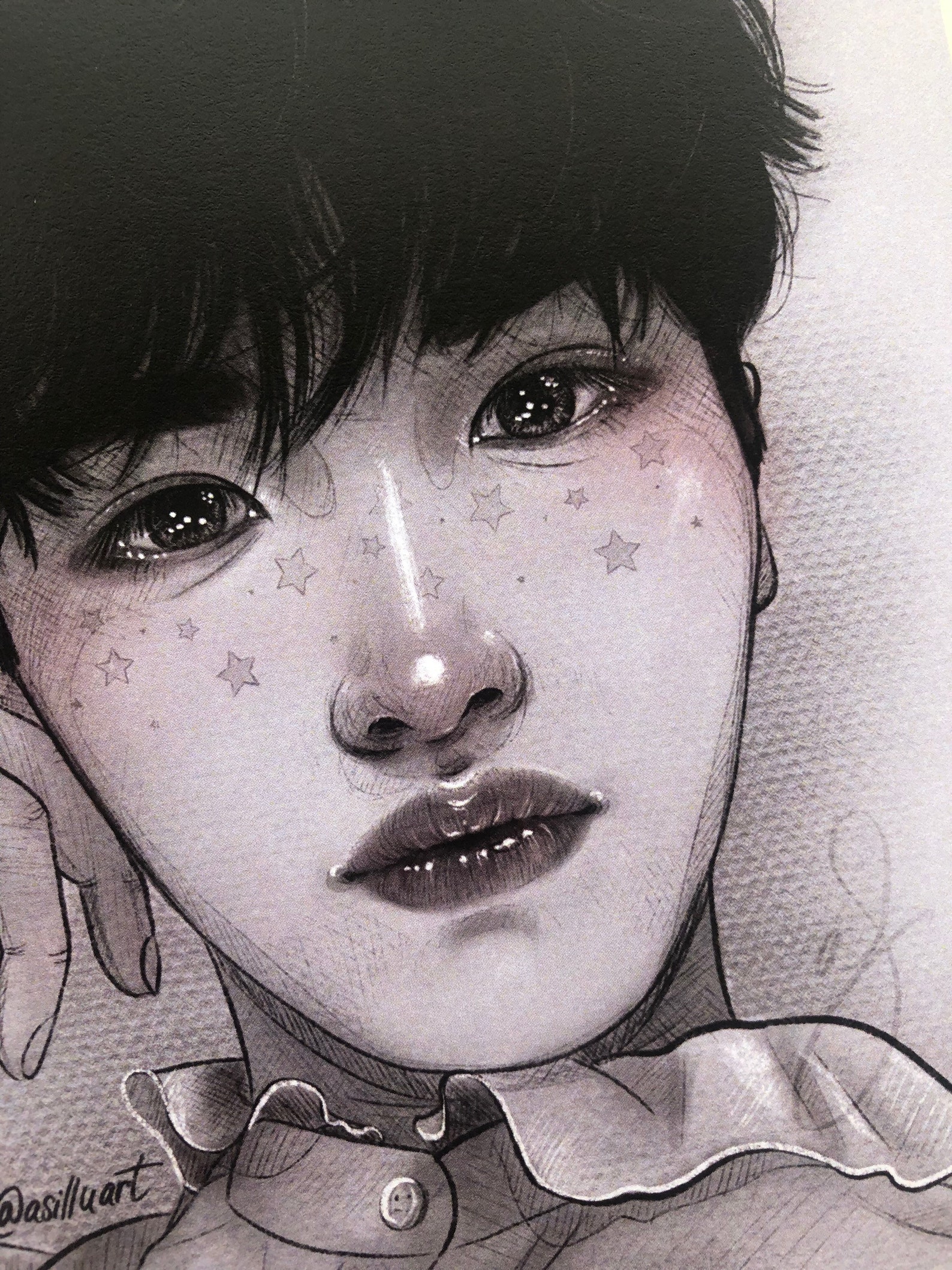 Seonghwa ATEEZ A5/A4 Print 에이티즈 Fanart Drawing - Etsy