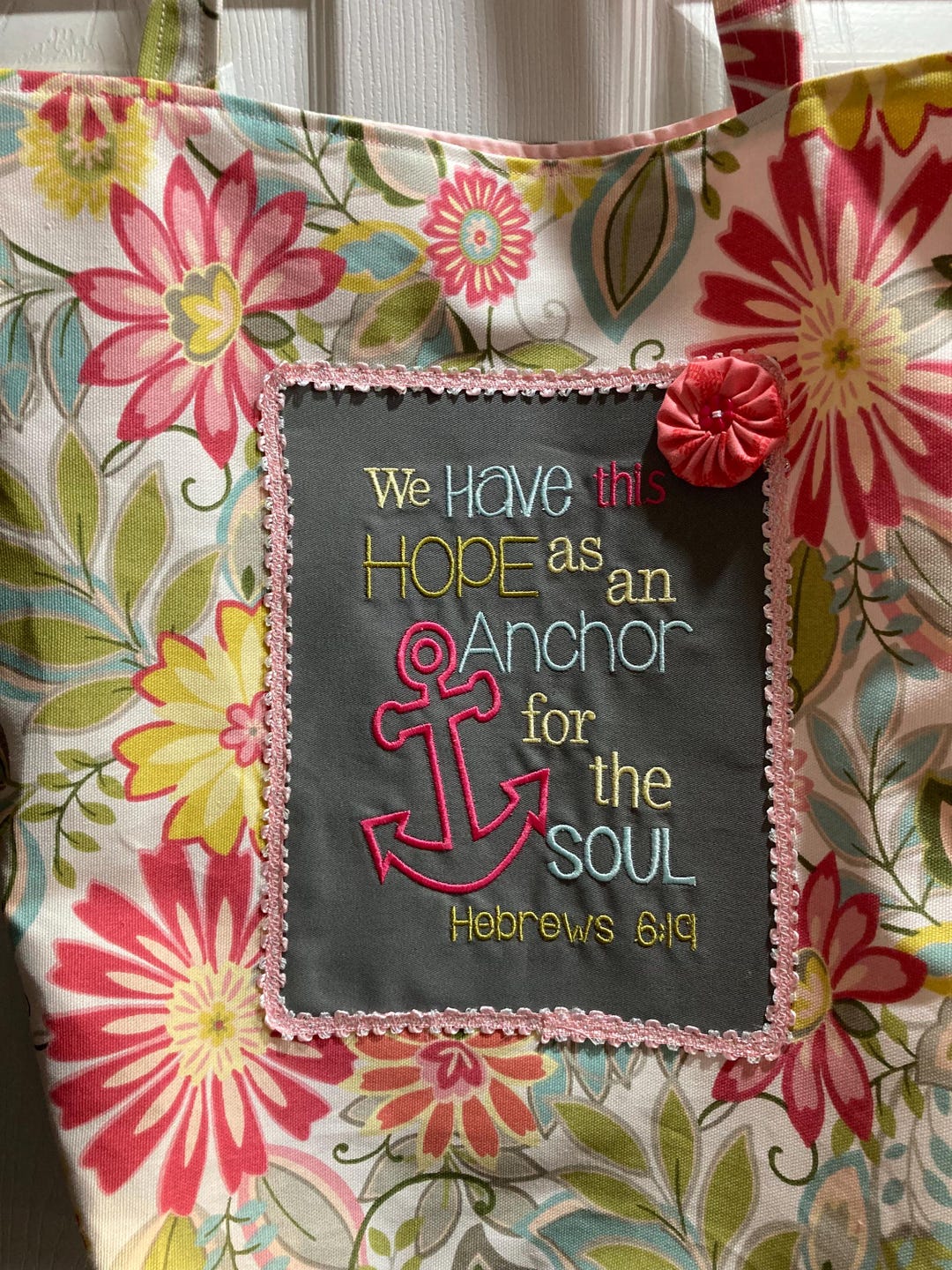 Canvas Tote Bag With Scripture - Etsy