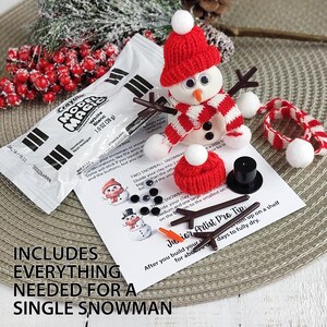 Kids Build a Snowman Clay Sensory Crafts Kits. Personalized Unisex Air ...