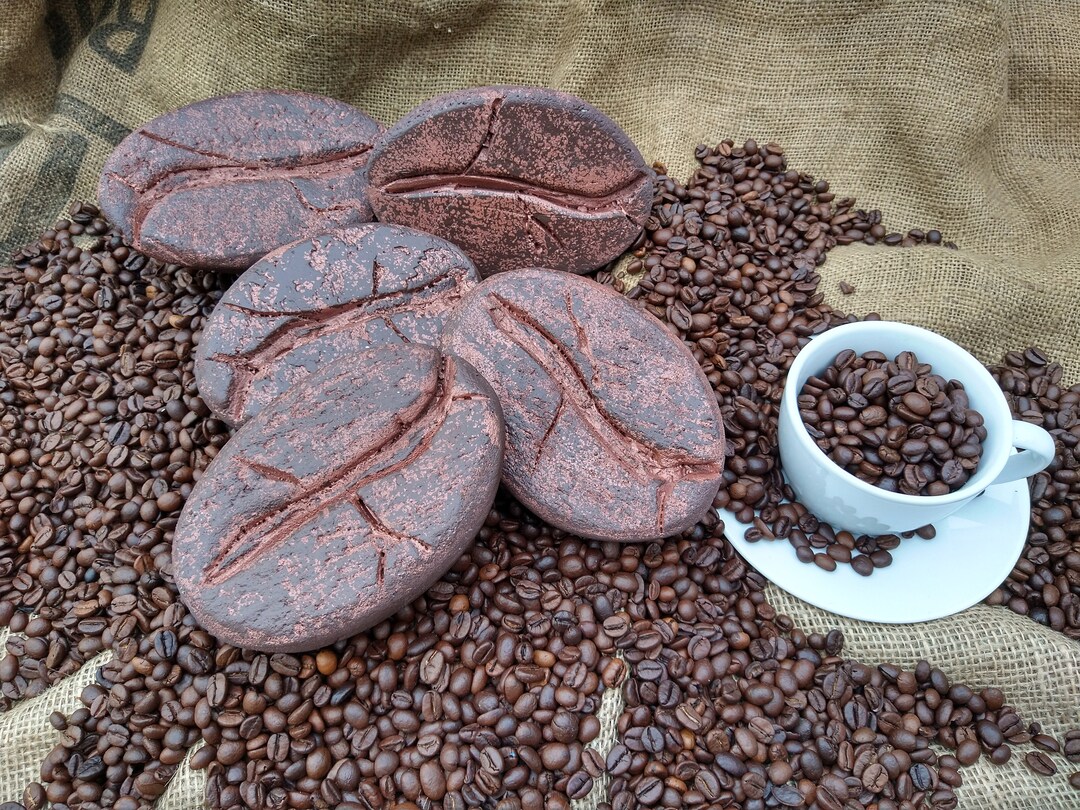 Giant Coffee Beans XL Deluxe Red Coppered - Etsy