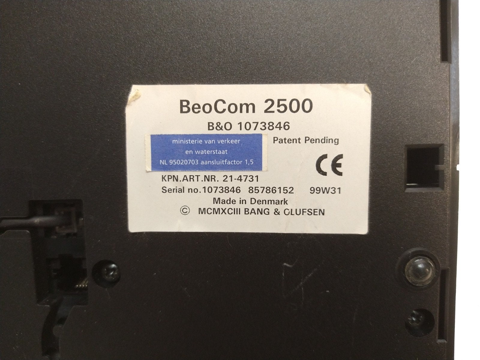 Beocom 2500 Bang & Olufsen Vintage Phone - Etsy