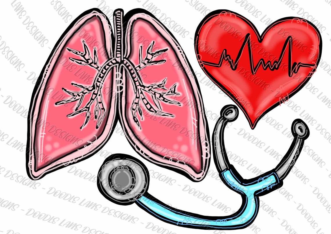 Respiratory Therapist Sublimation png file doodle art hand | Etsy