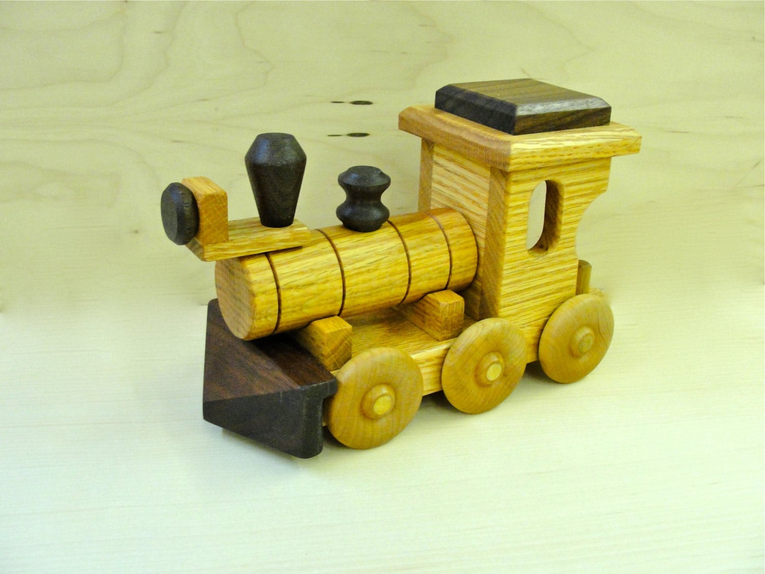 Wooden Train Set, 5 Cars, Handcrafted, Handmade Toy, Toy Train - Etsy