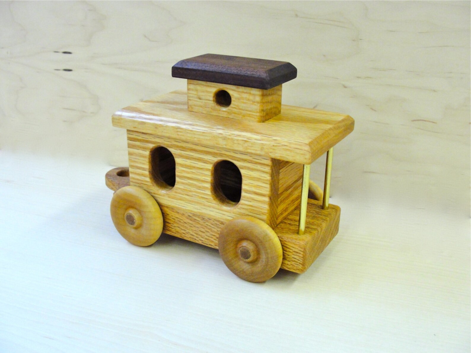 Wooden Train Set, 5 Cars, Handcrafted, Handmade Toy, Toy Train - Etsy