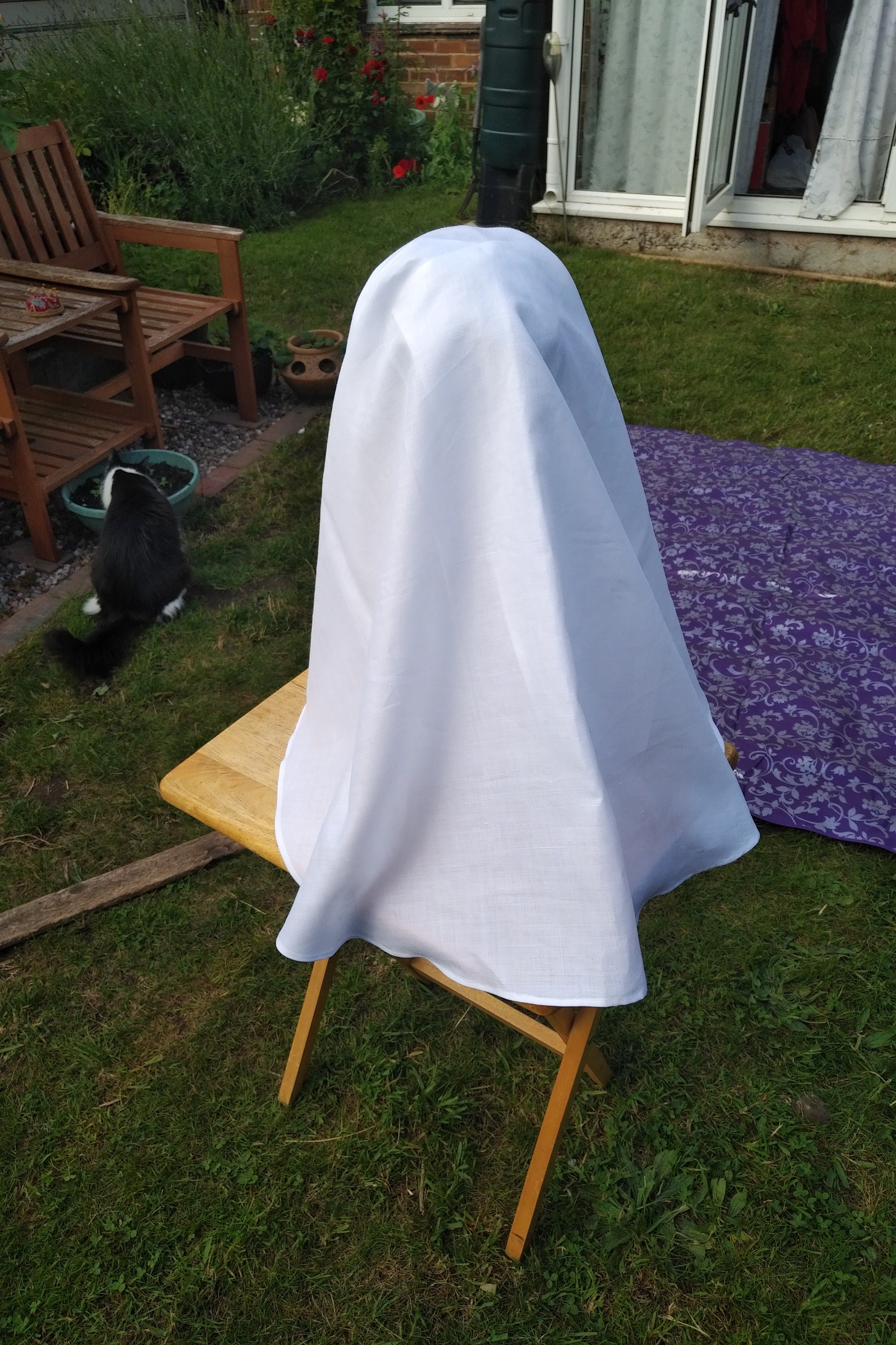 Wimple, Veil and Pins, Ladies Medieval Headdress Set in Linen - Etsy