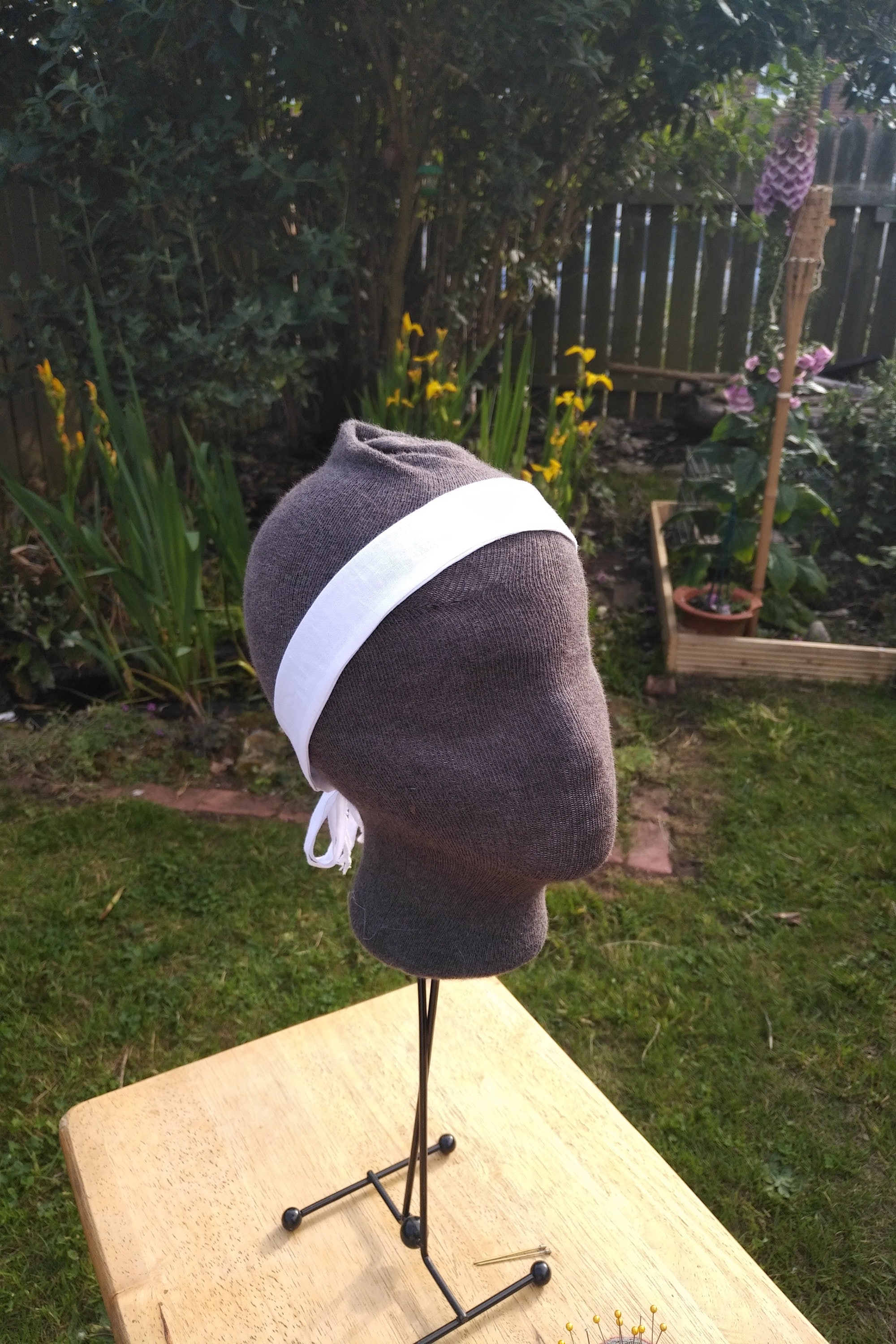 Wimple, Veil and Pins, Ladies Medieval Headdress Set in Linen - Etsy